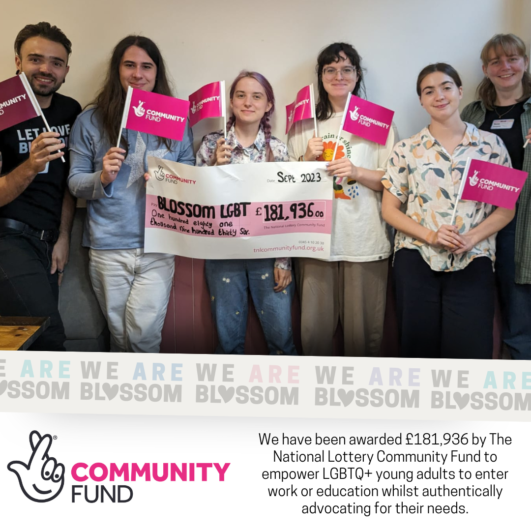 Blossom receives Community Fund Grant to Empower LGBT
